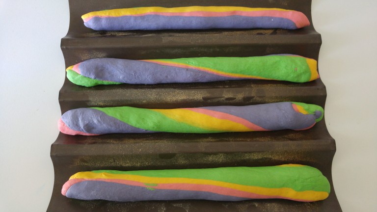 Nuestras recetas » Pan de colores. La útima moda en NY.