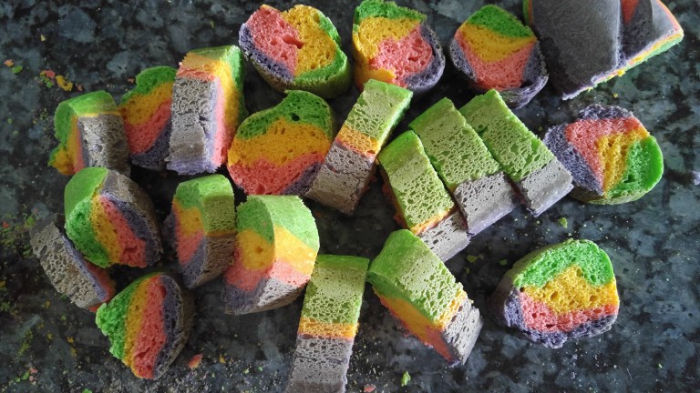 Nuestras recetas » Pan de colores. La útima moda en NY.